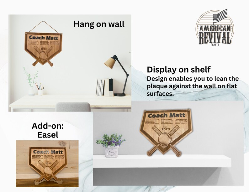 Custom Baseball Softball Coach Gift Plaque With Coach and - Etsy