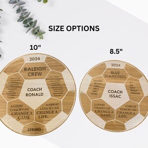 Personalized Wood Acrylic Soccer Coach Plaque - 10 Inch - Etsy