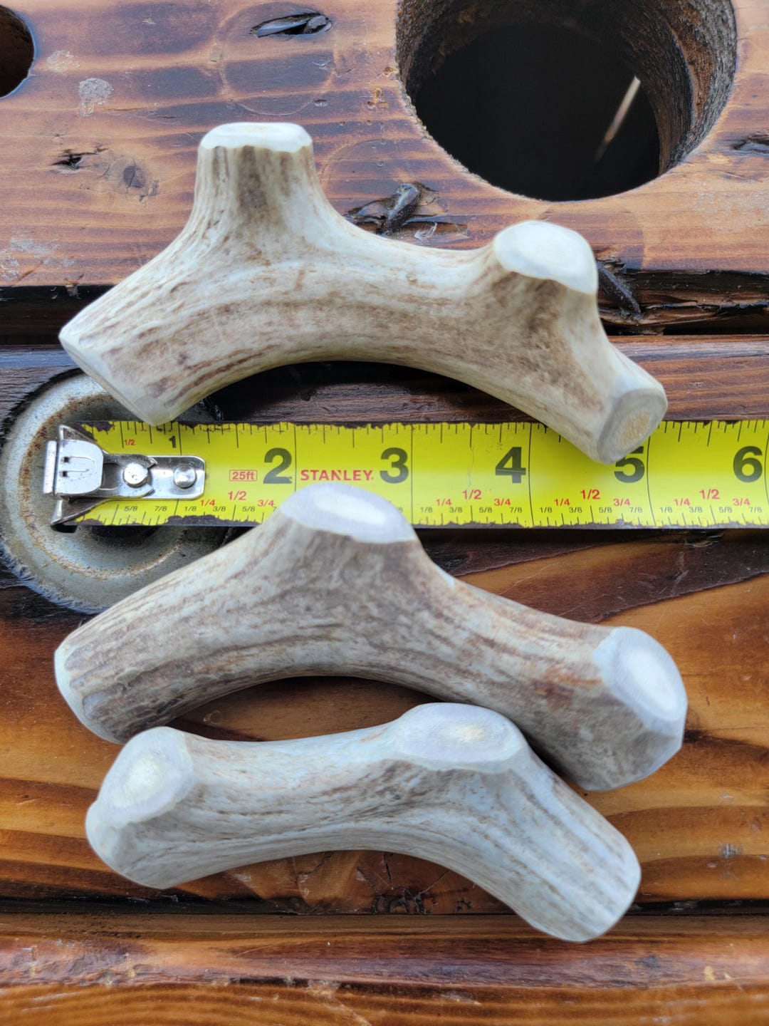 Natural Texas Whitetail Antler Dog Chews: Mineral-rich, Long Lasting (3 ...