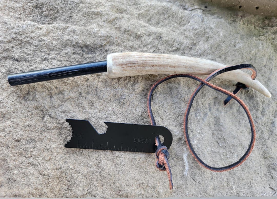 Deer Antler Ferrocerium Fire Starter With Striker: Texas Whitetail - Etsy