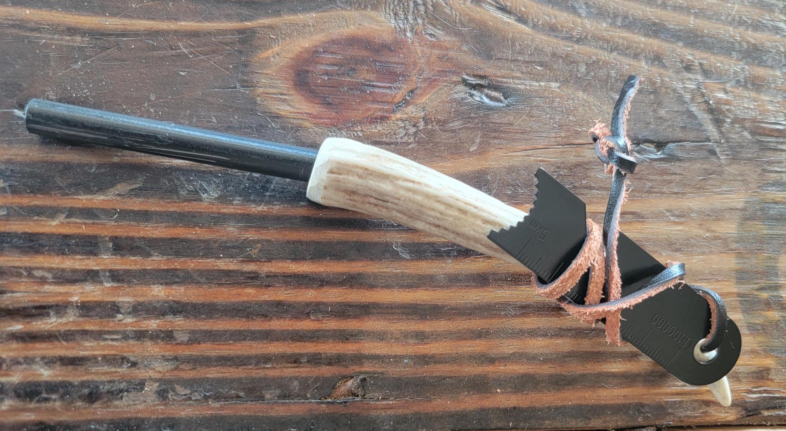 Deer Antler Ferrocerium Fire Starter With Striker: Texas Whitetail - Etsy