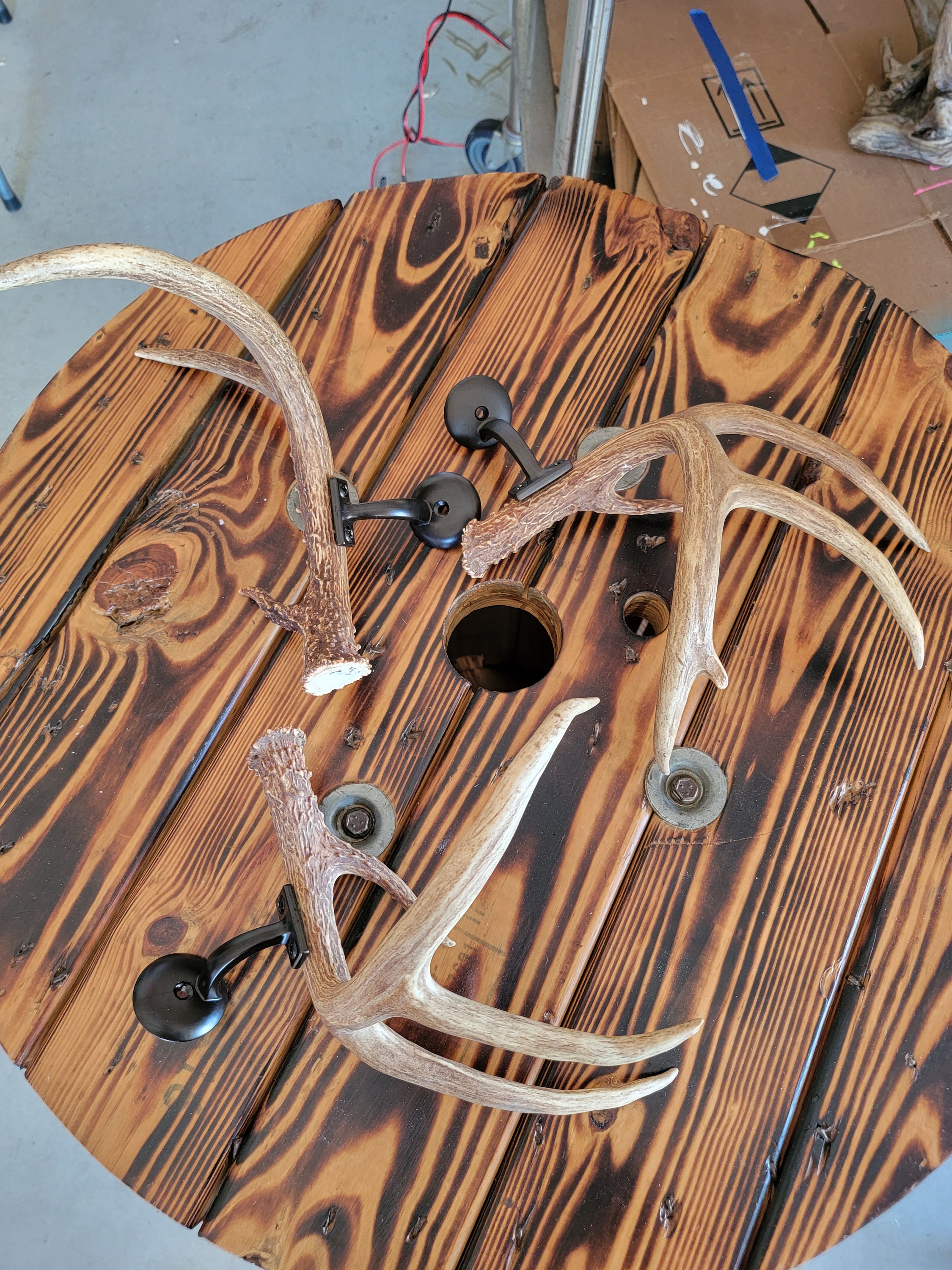 Whitetail Deer Antler Towel Rack . Custom Unique Gorgeous TAXIDERMY ...