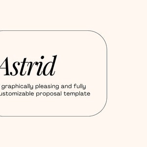 Astrid Creative Gradient Pitch Deck Presentation | CANVA - Etsy