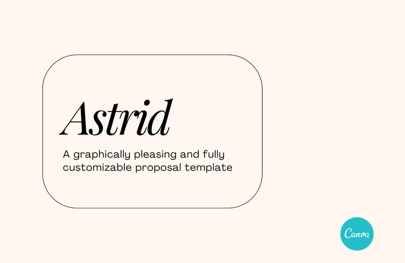 Astrid Creative Gradient Pitch Deck Presentation | CANVA - Etsy