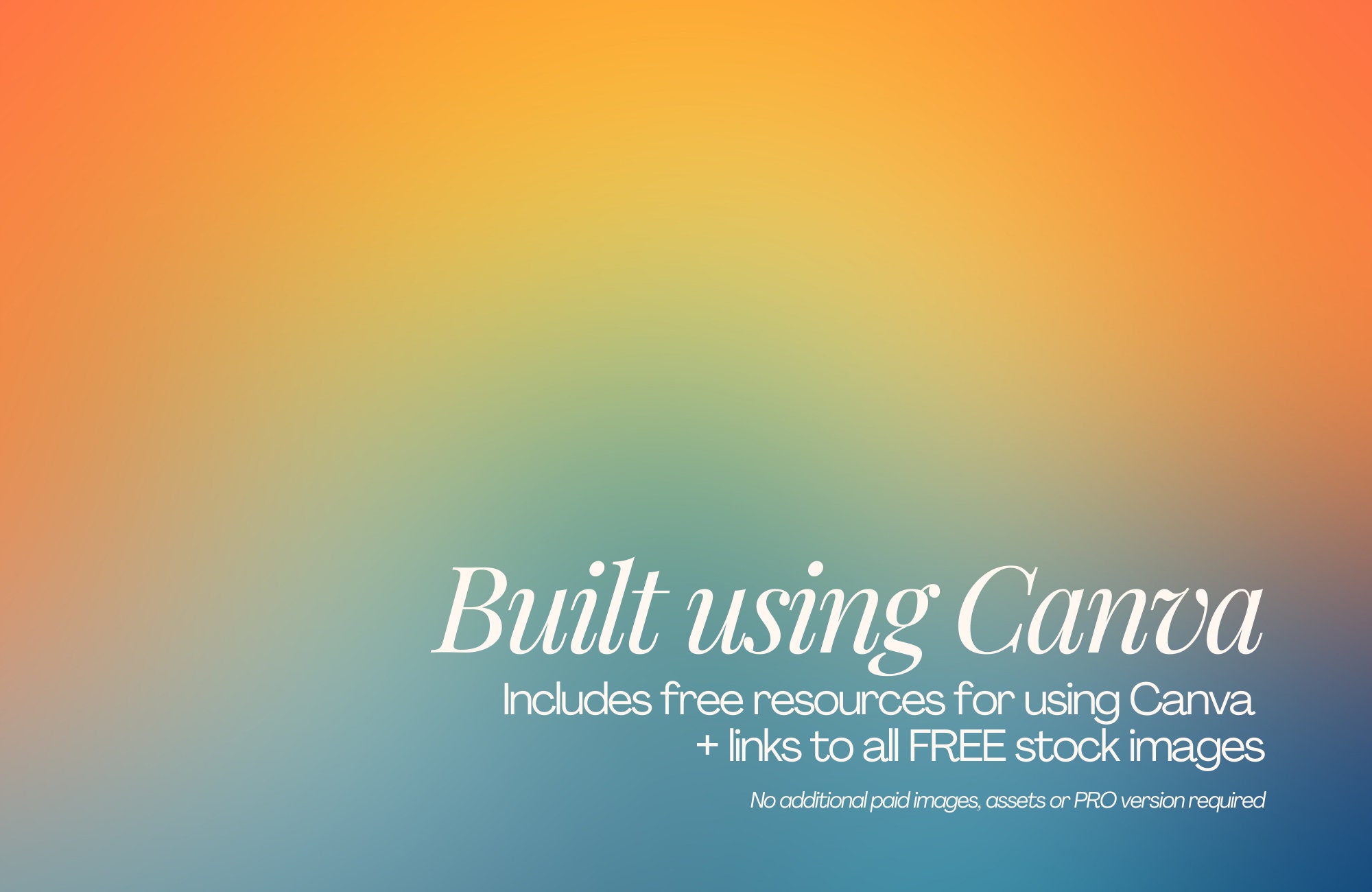 Astrid Creative Gradient Pitch Deck Presentation | CANVA - Etsy