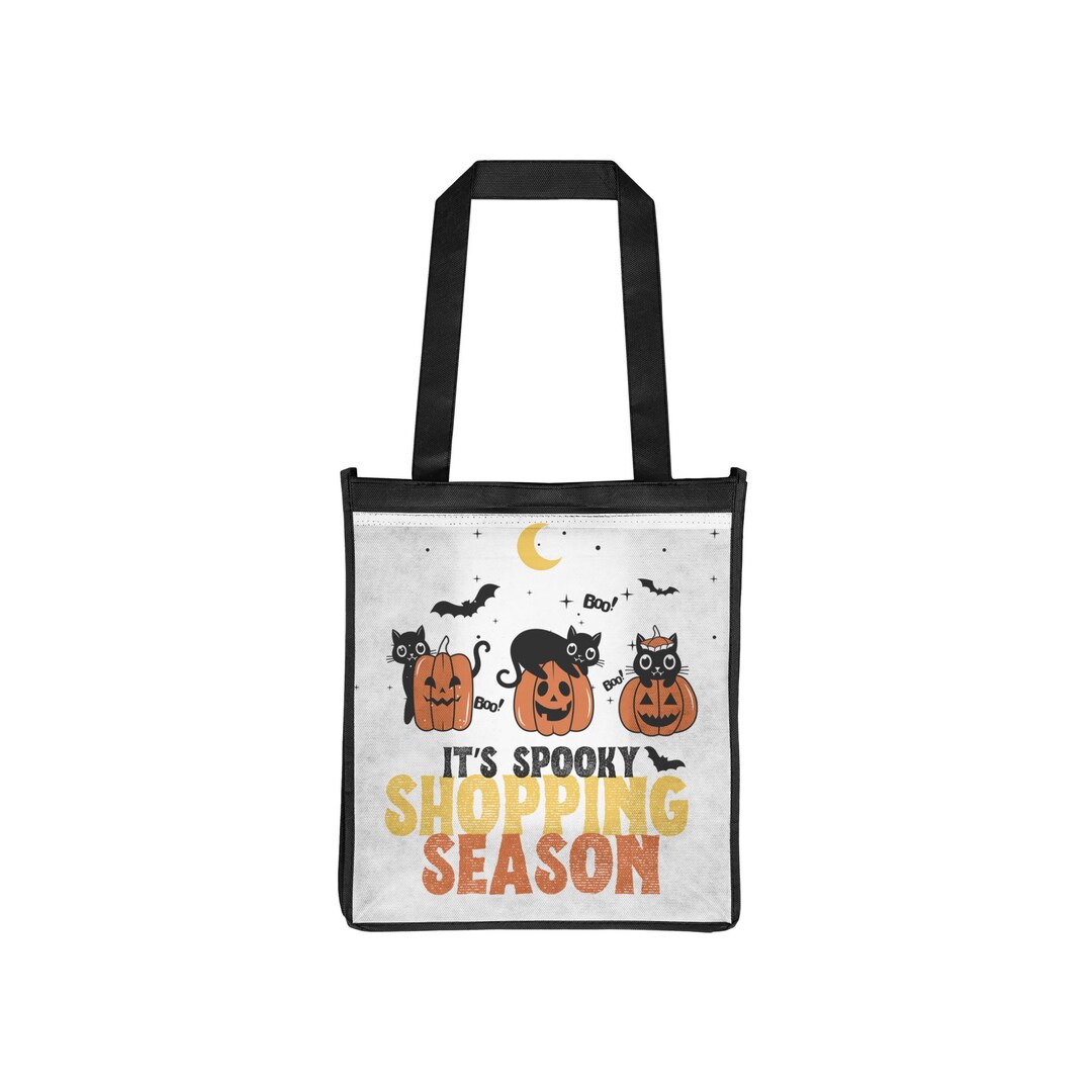 Eco Friendly Spooky Shopping Season Recycled Grocery Bag Design - Etsy