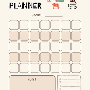 Printable Daily Planner | Editable PDF | Instant Download | Organize ...