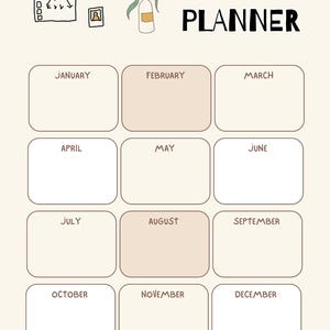 Printable Daily Planner | Editable PDF | Instant Download | Organize ...