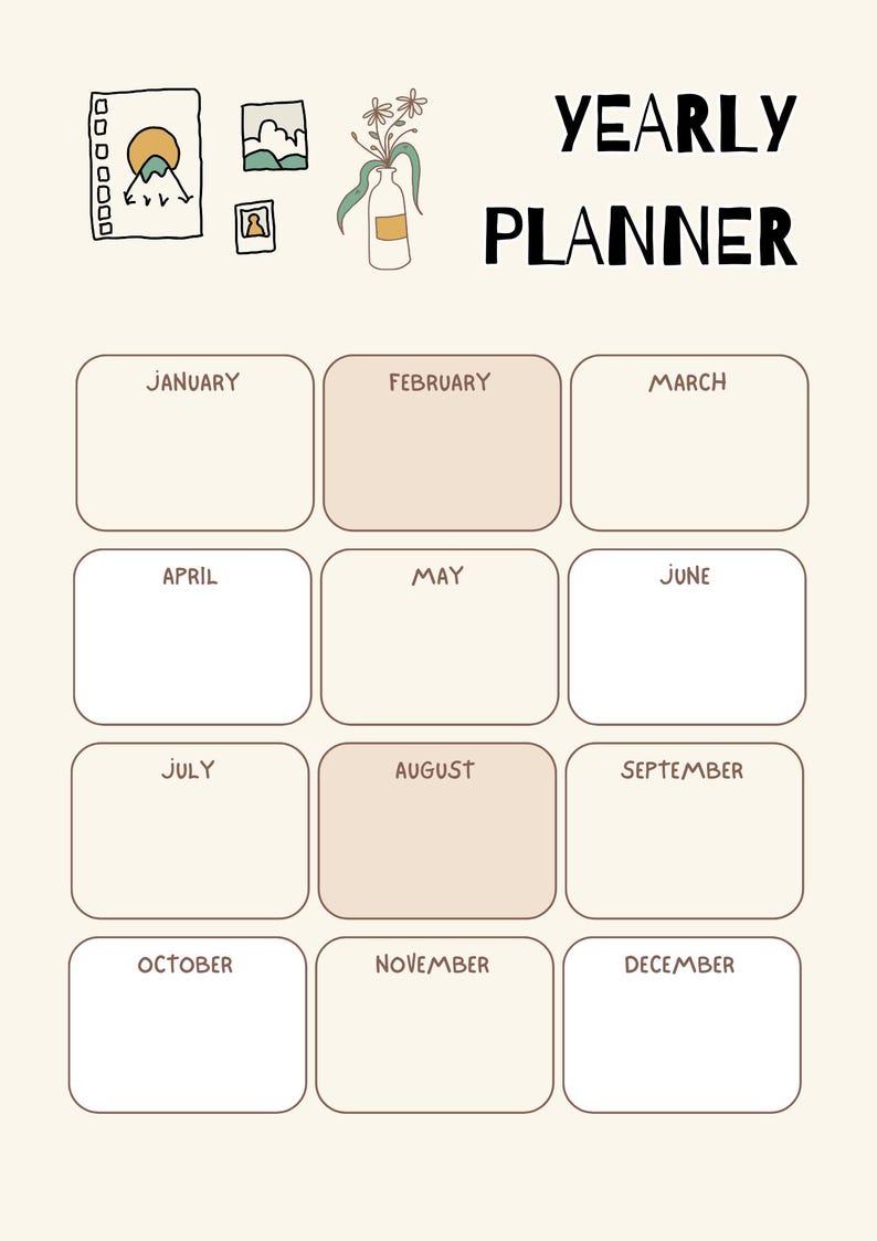 Printable Daily Planner | Editable PDF | Instant Download | Organize ...