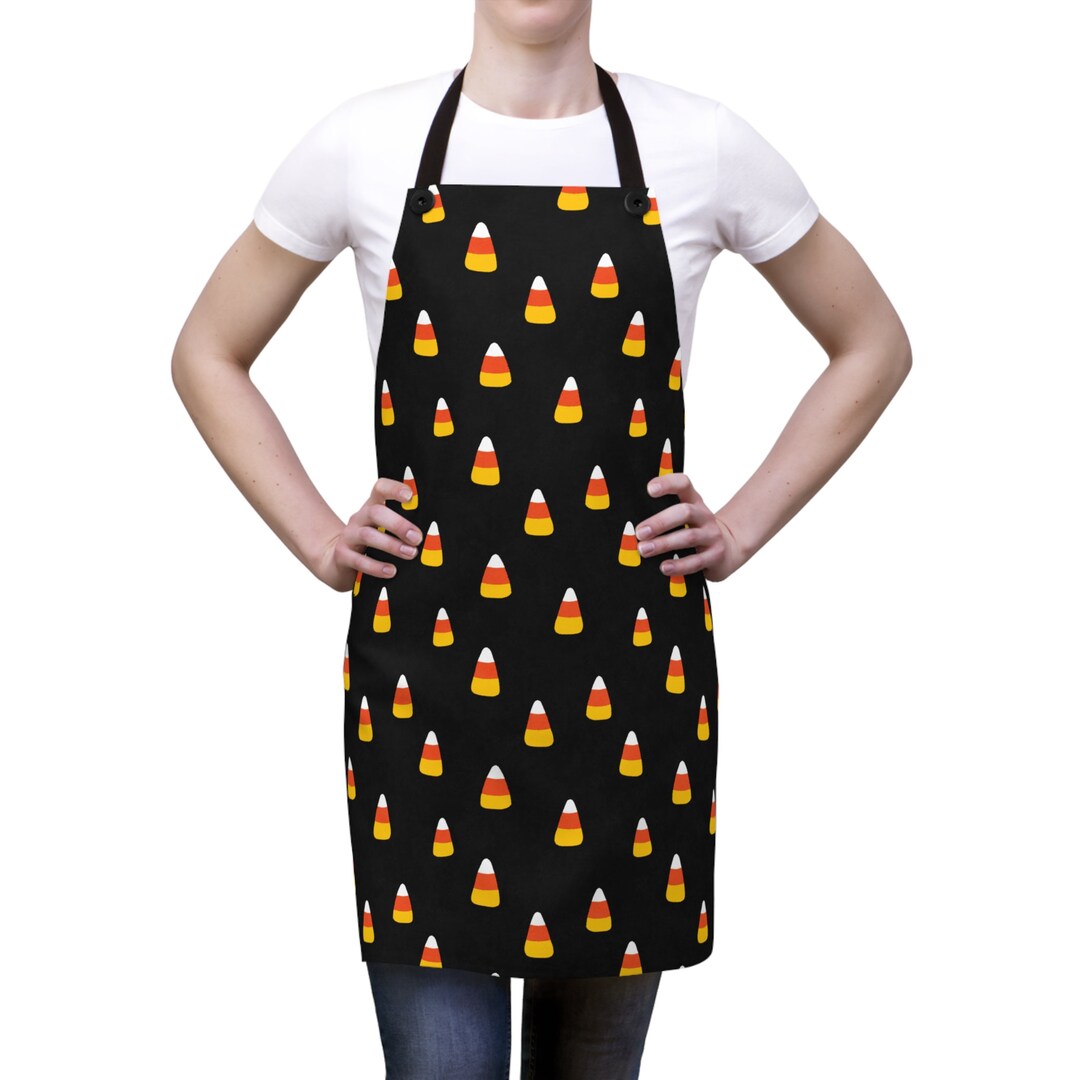 Candy Corn Delights Halloween Apron: Sweet Halloween Magic in the ...