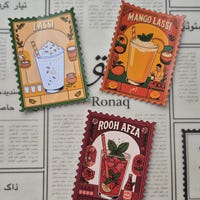 Indian Wedding & Indian Food Sticker Sheets | 12 Stickers Total ...