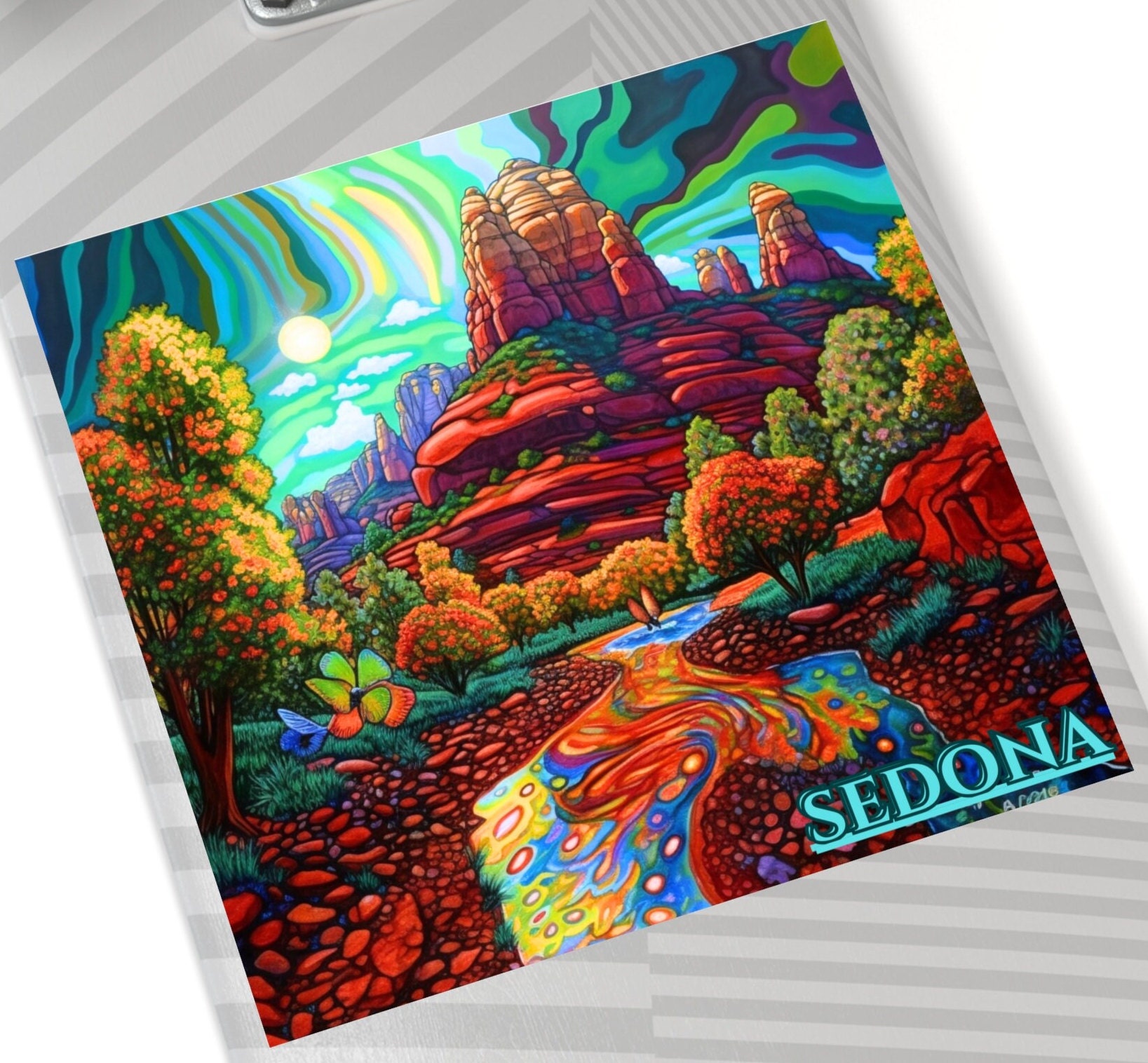 Sedona Sticker, Red Rock Secret Mountain Cathedral Rock Sticker, Hiking ...