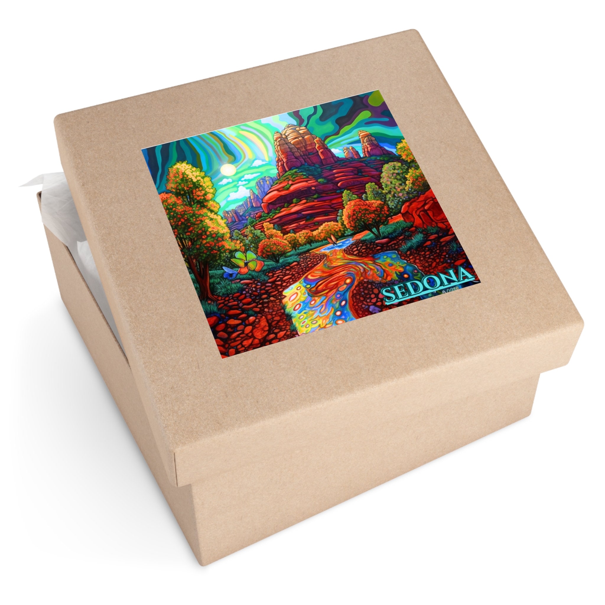 Sedona Sticker, Red Rock Secret Mountain Cathedral Rock Sticker, Hiking ...
