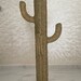 1 Straw Cactus Rattan Cactus Doummoroccan Decor Handmade - Etsy