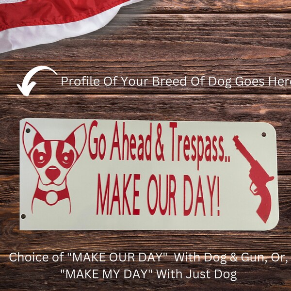 Keep Out Dog Sign - Etsy