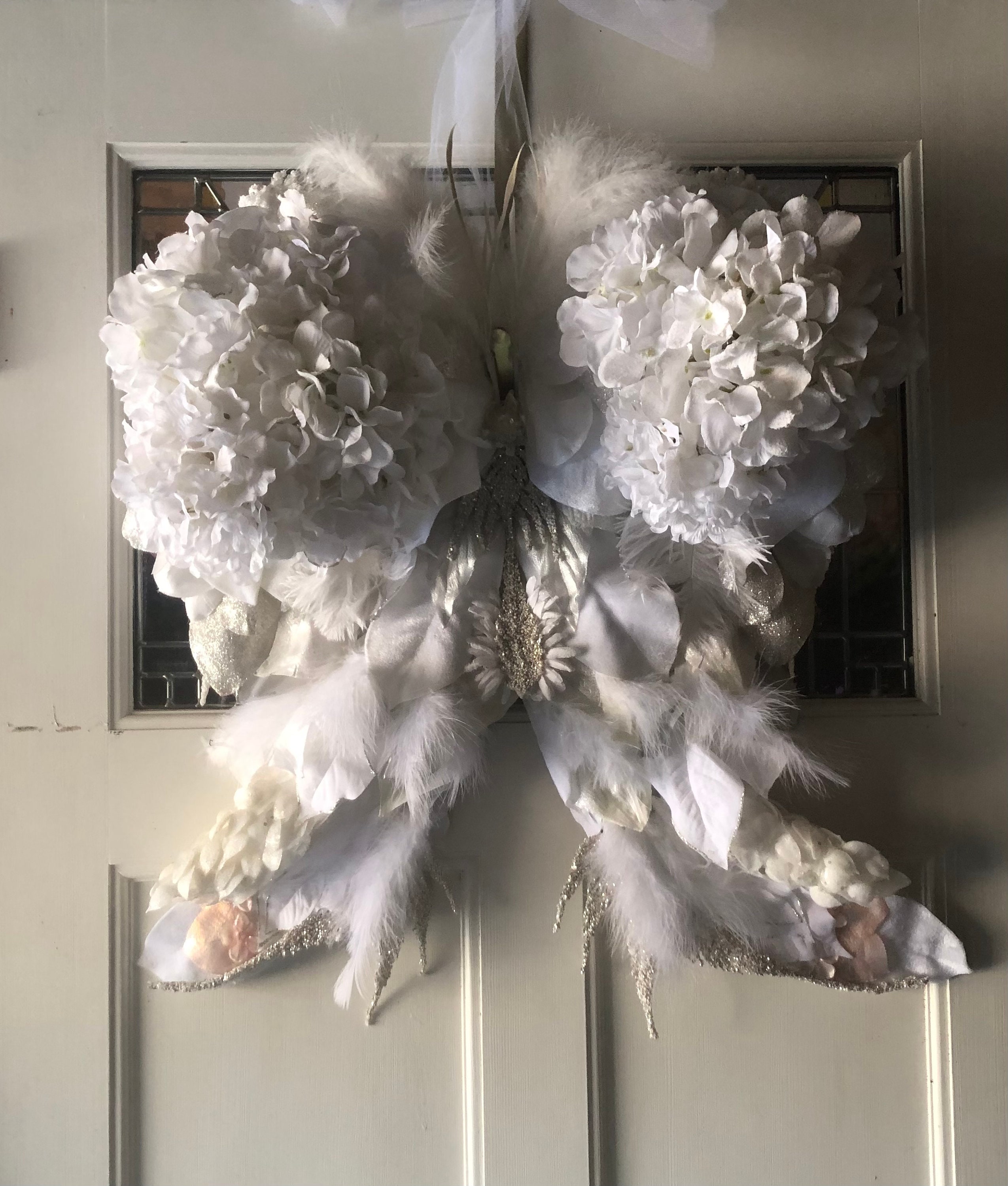 Angel Wing Wreath Wall Decor - Etsy