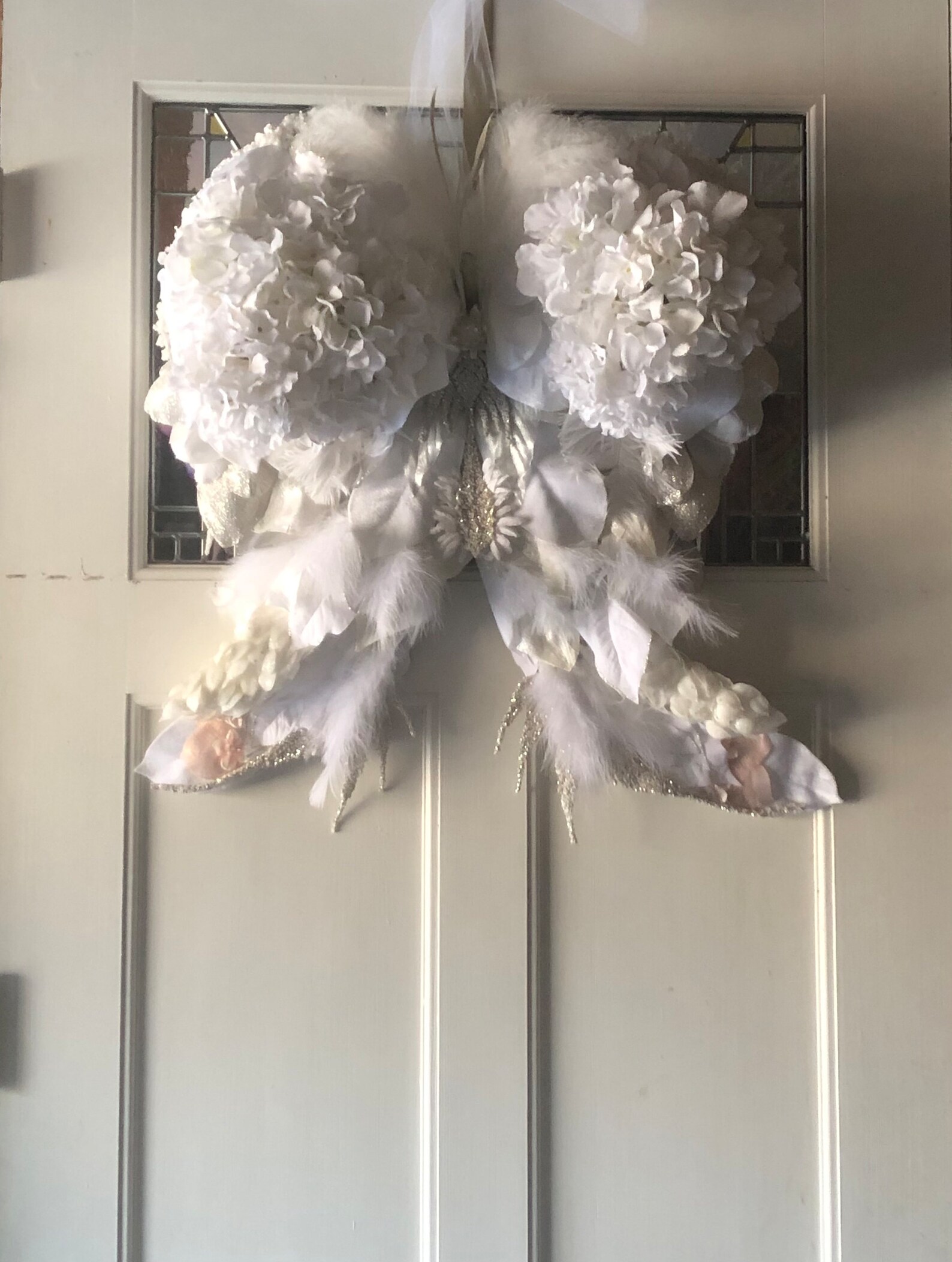 Angel Wing Wreath Wall Decor - Etsy