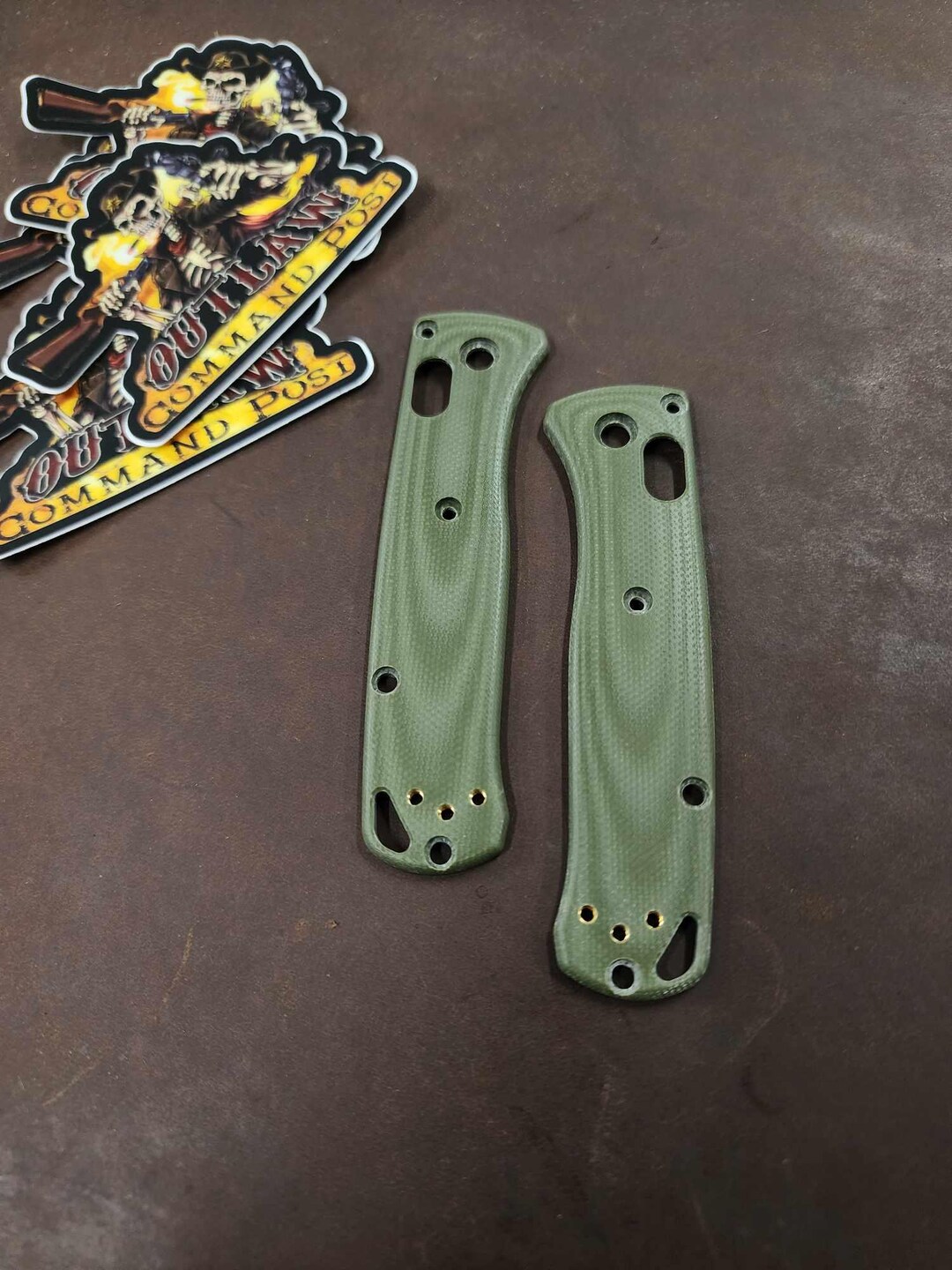 G10 Scales for Benchmade Mini Bugout Knife - OD Green - Contoured - Etsy