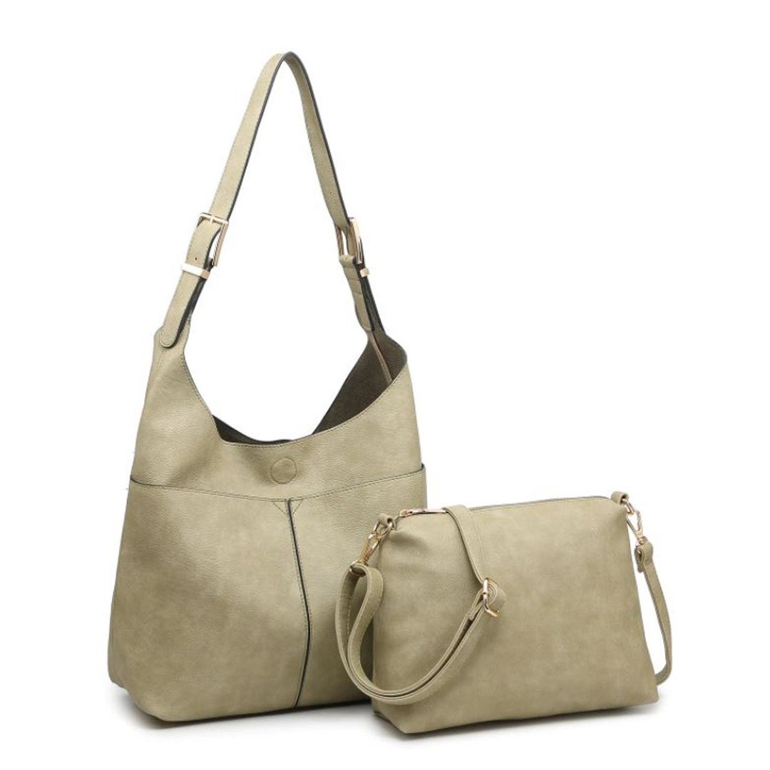 Hobo Shoulder Bag-jen & Co Hobo Handbag Purse-versatile Bag With Buckle ...
