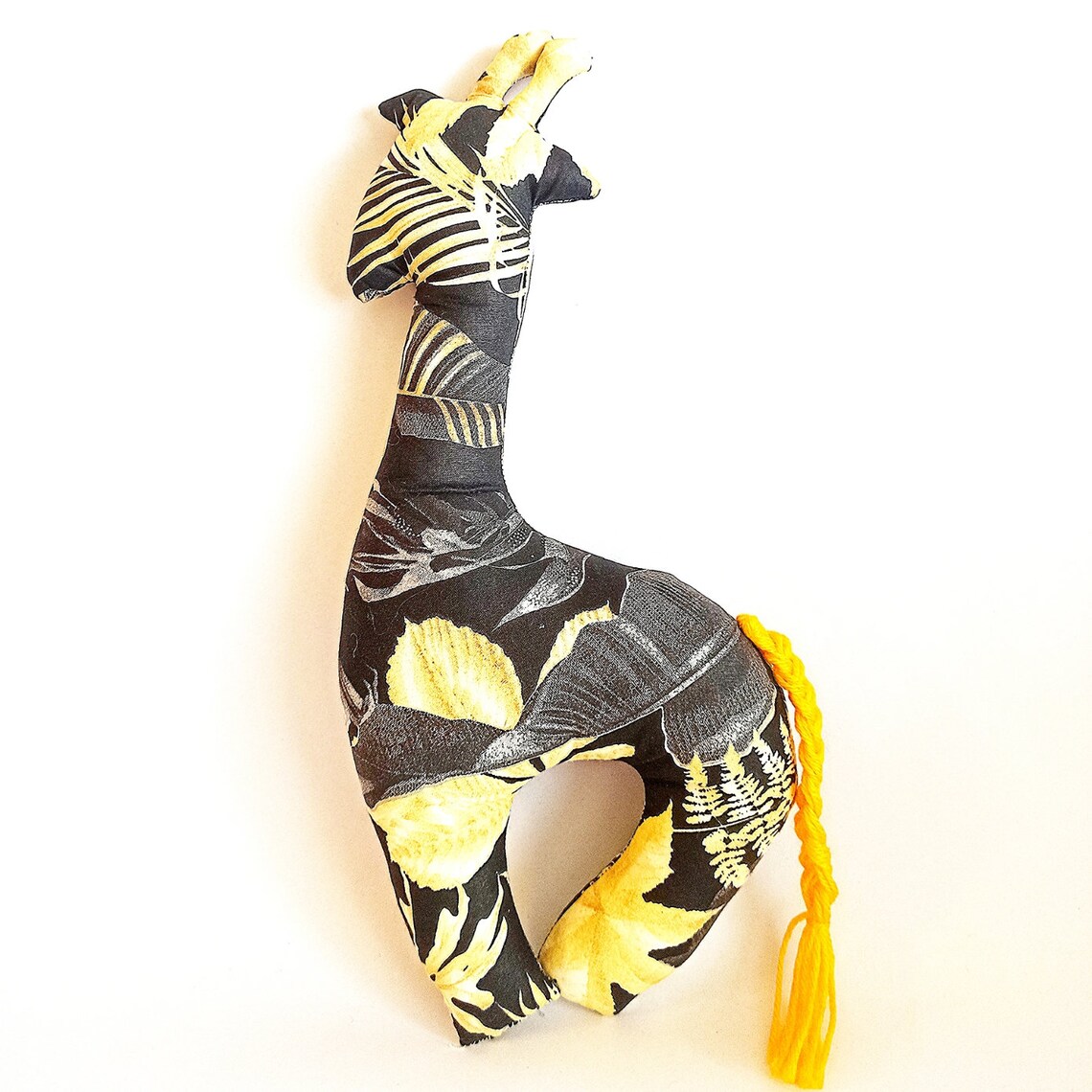 Hand Sewn Girraffe Cuddly Pillow, Plush, Yellow, Soft, Toy - Etsy