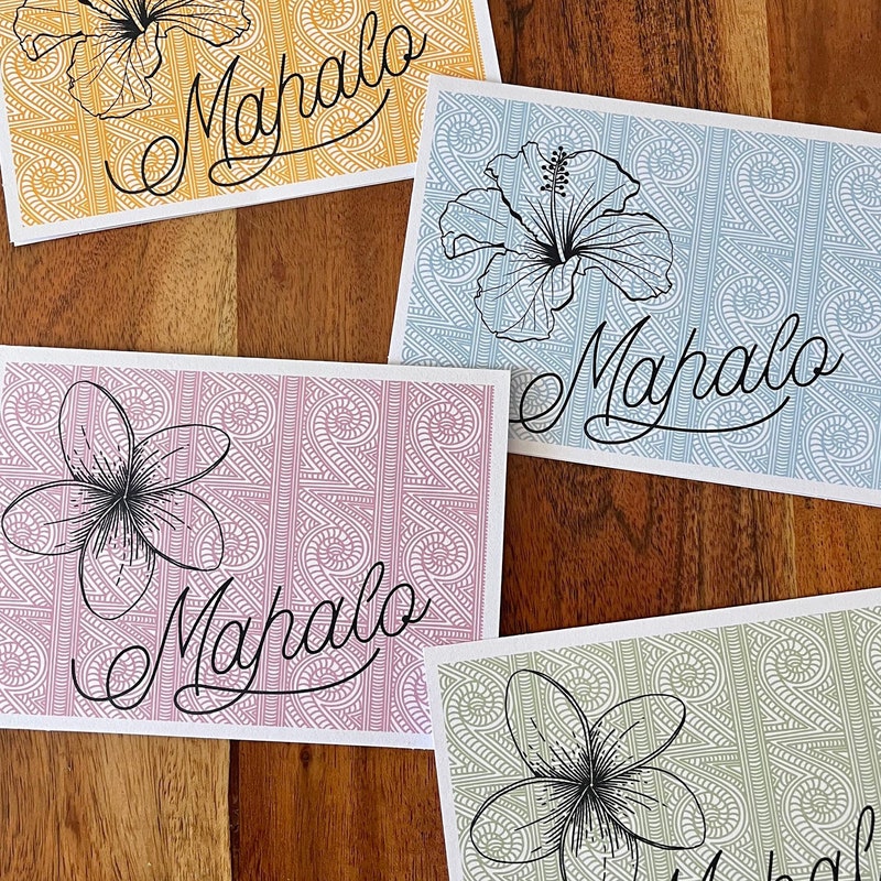 Blank Hawaiian Cards - Etsy