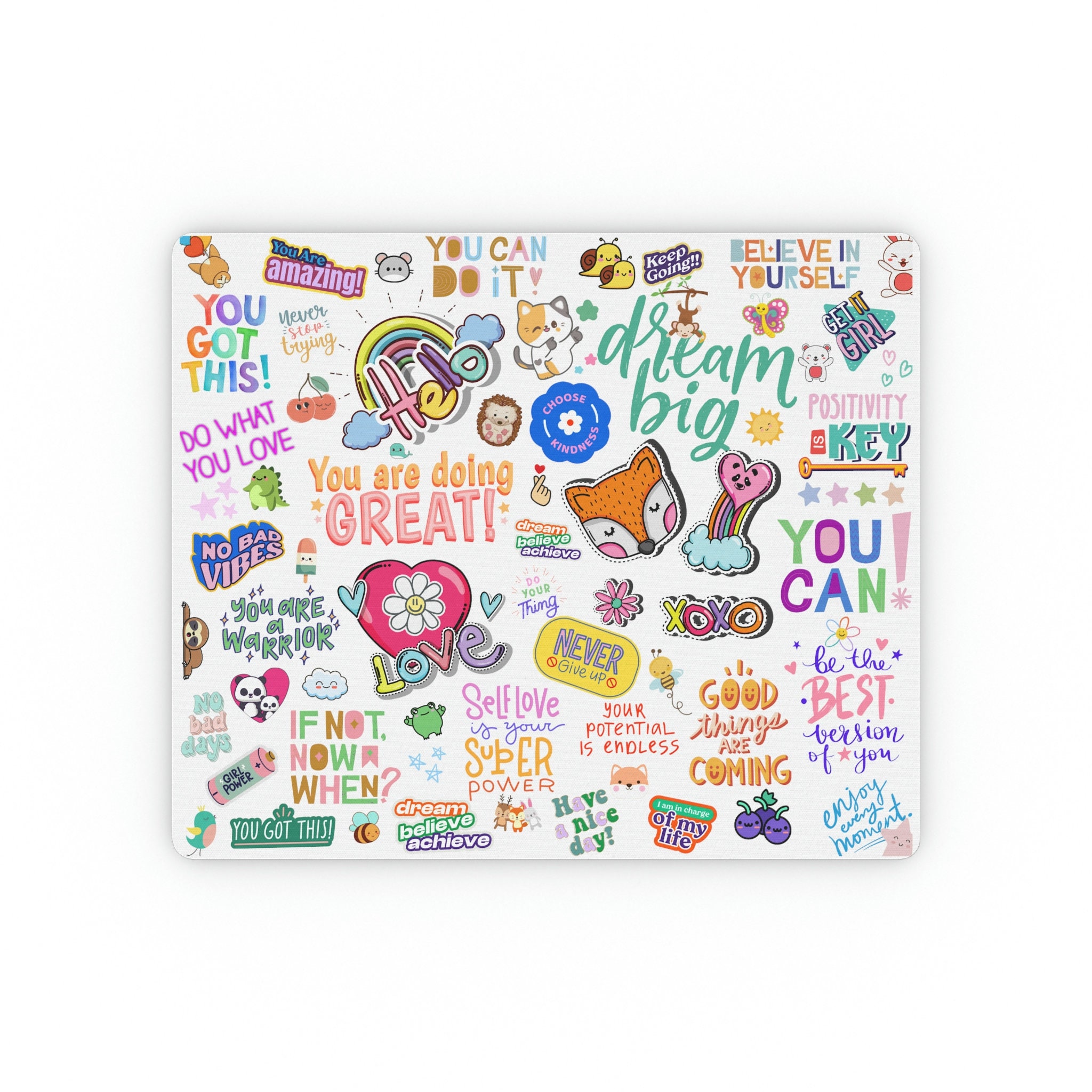 Inspirational Mouse Pad, Positive Affirmations Mouse Pad, Fun Desk ...
