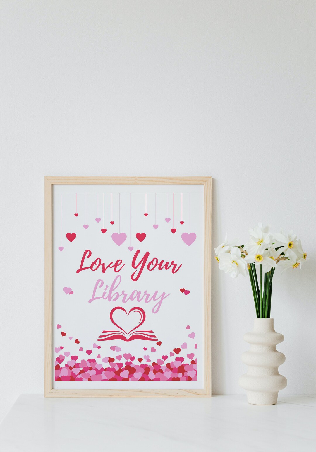 Valentine's Day Library Signs - Etsy
