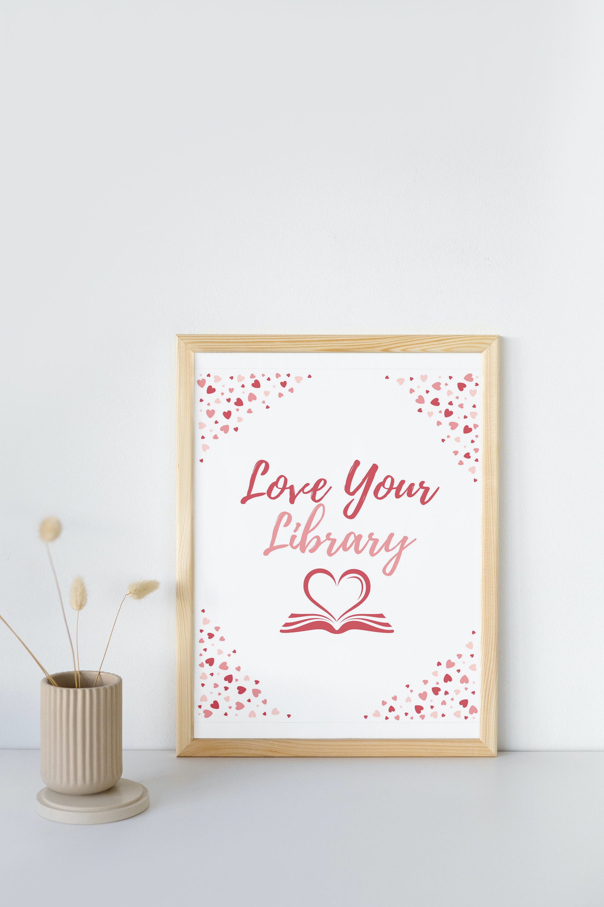 Valentine's Day Library Signs - Etsy