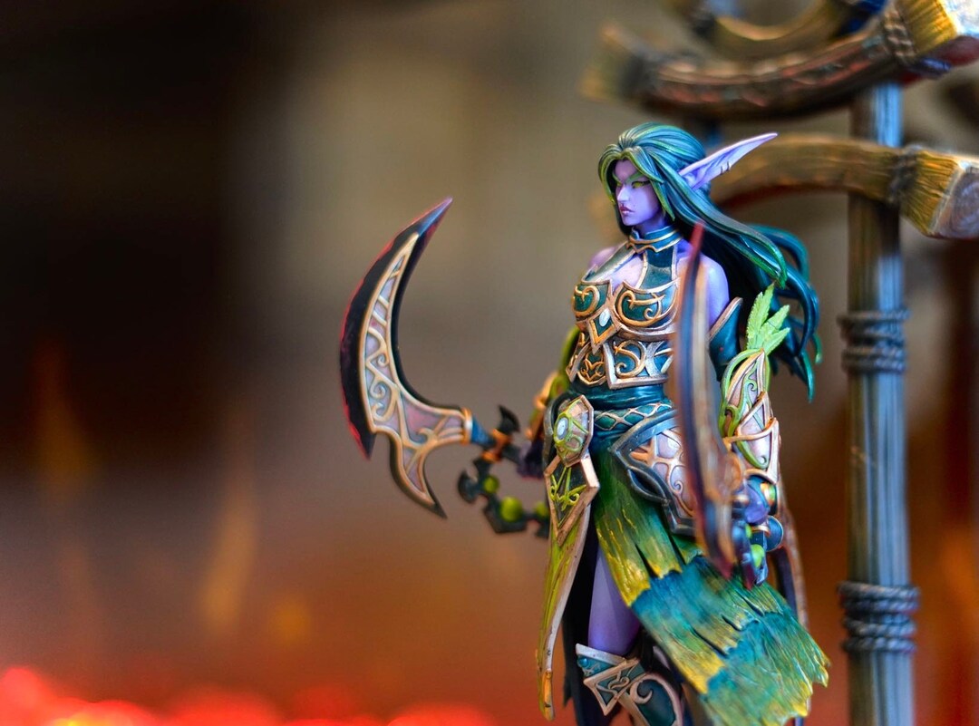 World Night Elf 3D Printing STL3D Model3d Figurehigh - Etsy