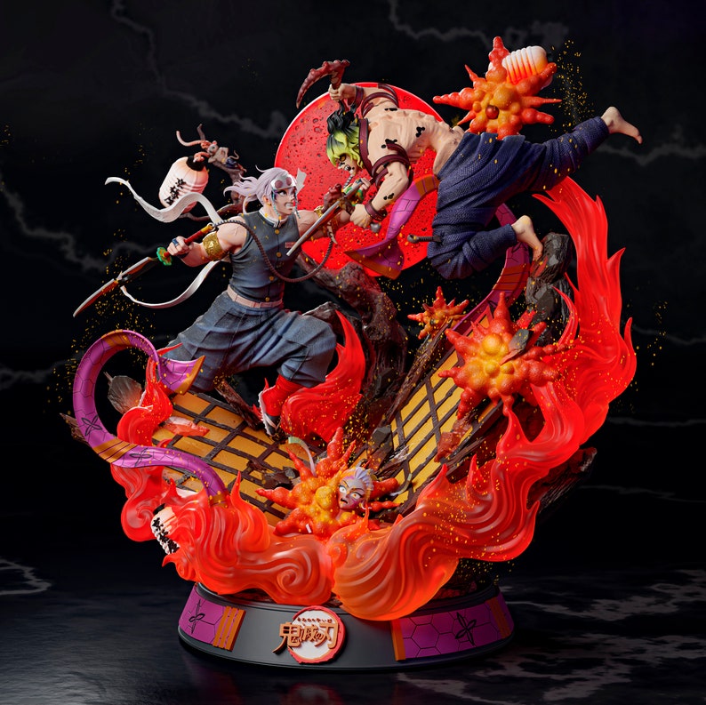 GYUTARO_VS_TENGEN 3D Printing STL 3D Model 3d Figure High - Etsy