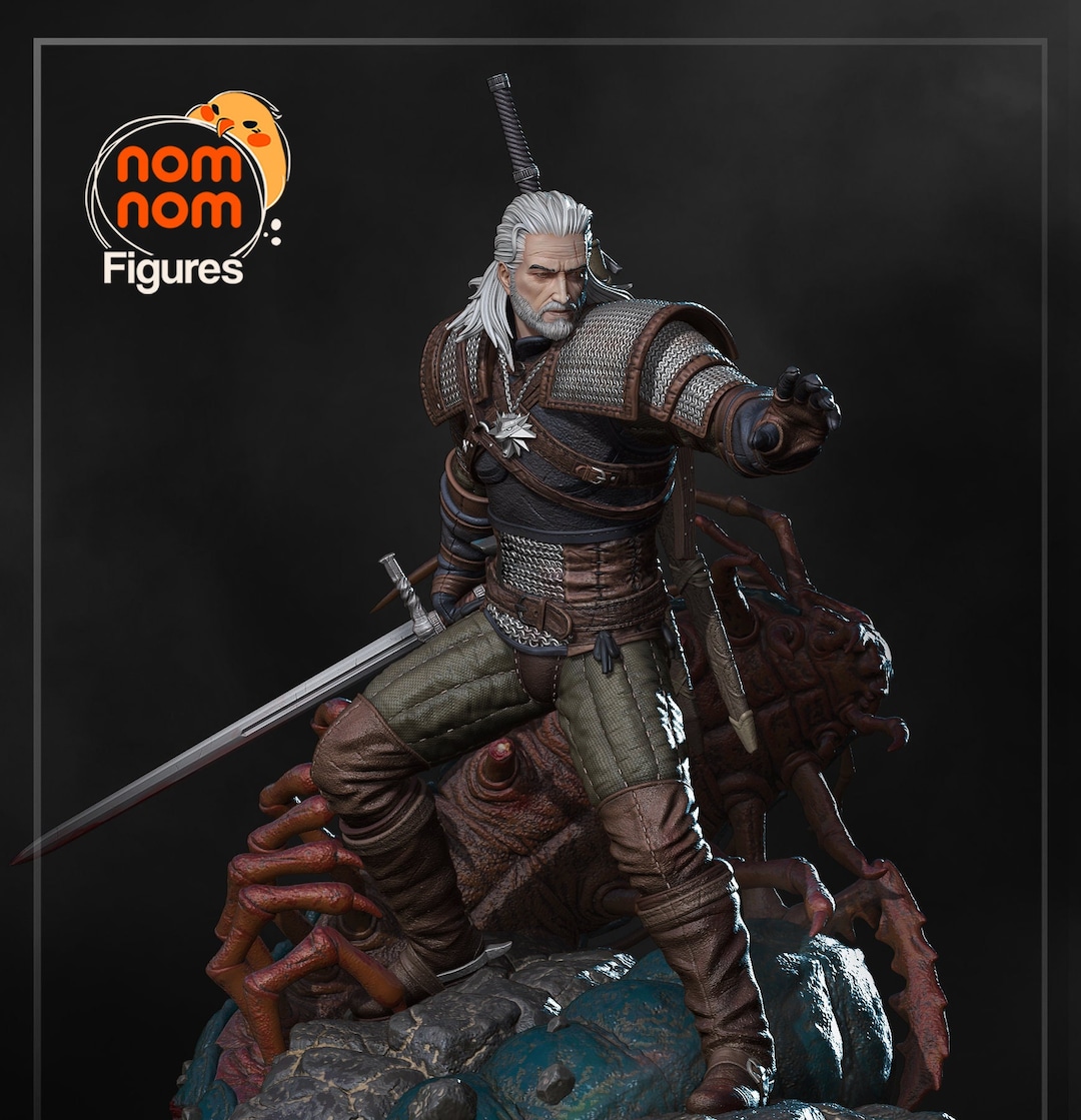 Witcher 3D Printing STL3D Model3d Figurehigh Quality Stl3d - Etsy Australia