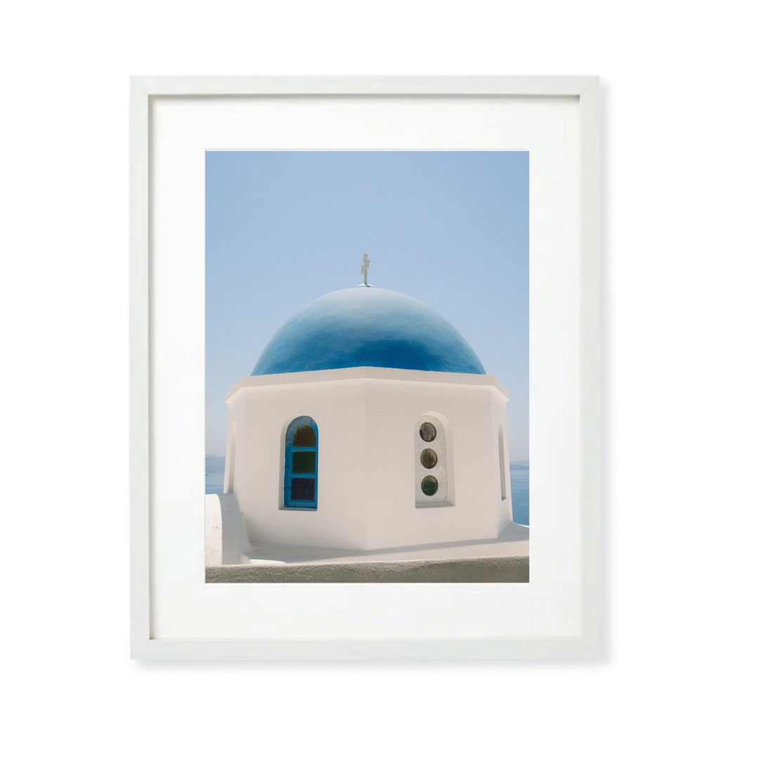 The Blue Dome Print - Etsy