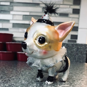 Chihuahua Dog Hand Painted Glass Ornament by Robert Stanley, Hobby Lobby - Etsy