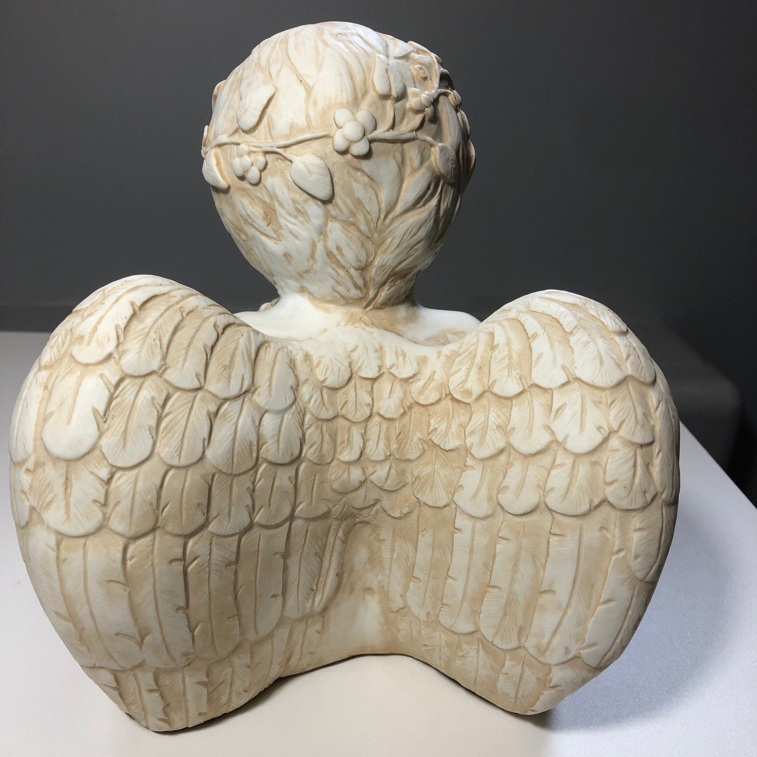 Winged Cherub Figurine Angel Statue No. 13883 by Artline - Etsy