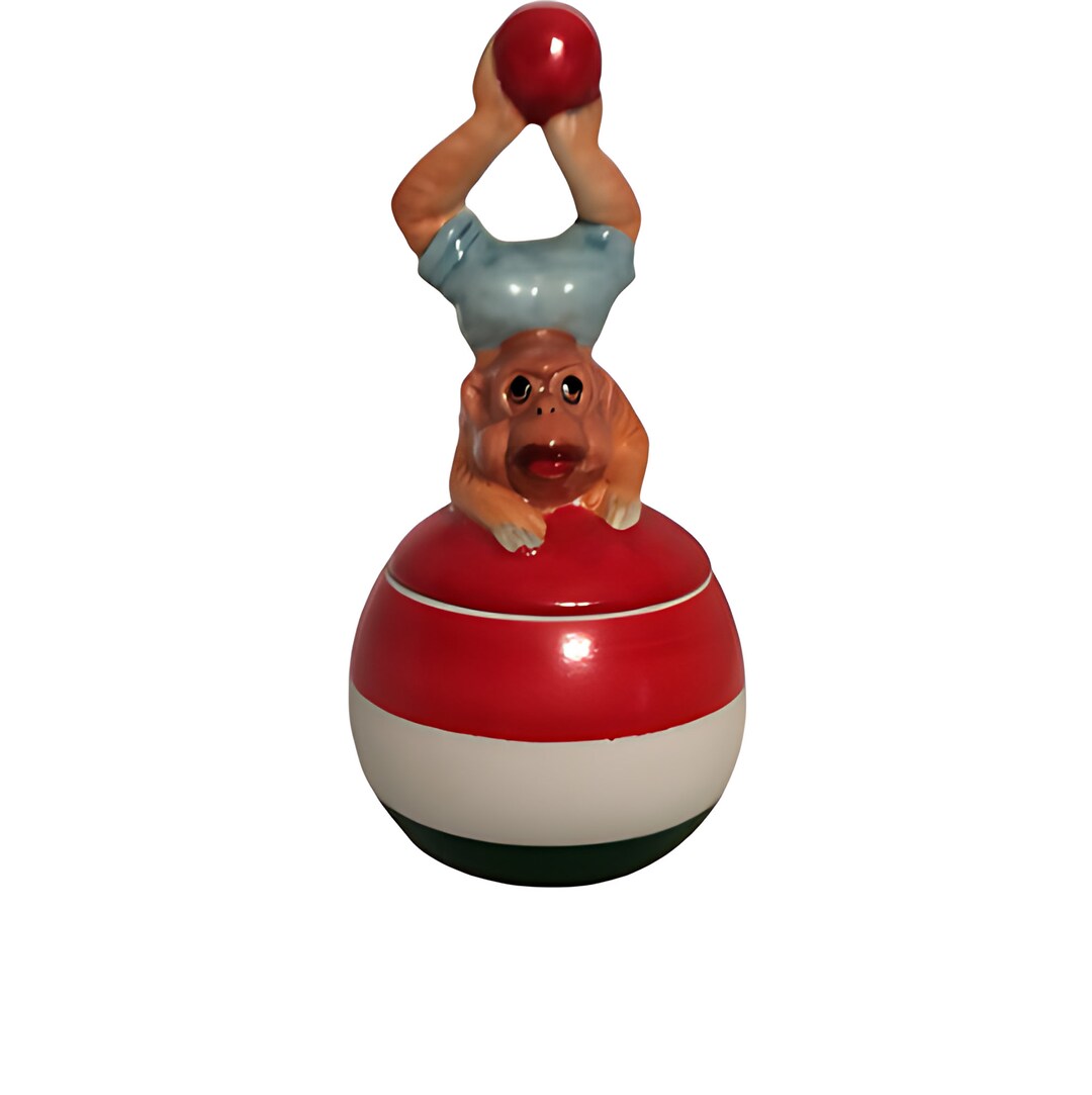 Circus Monkey Salt & Pepper, Handstand With Balls, Ceramic Shakers ...