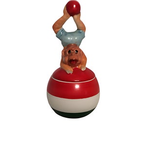 Circus Monkey Salt & Pepper, Handstand With Balls, Ceramic Shakers ...
