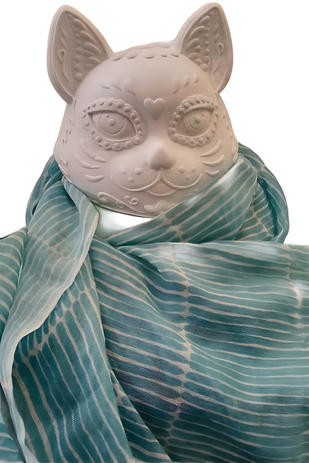 Wool Scarf, Aqua Teal Blue, See Design by Donna Gorman - Etsy