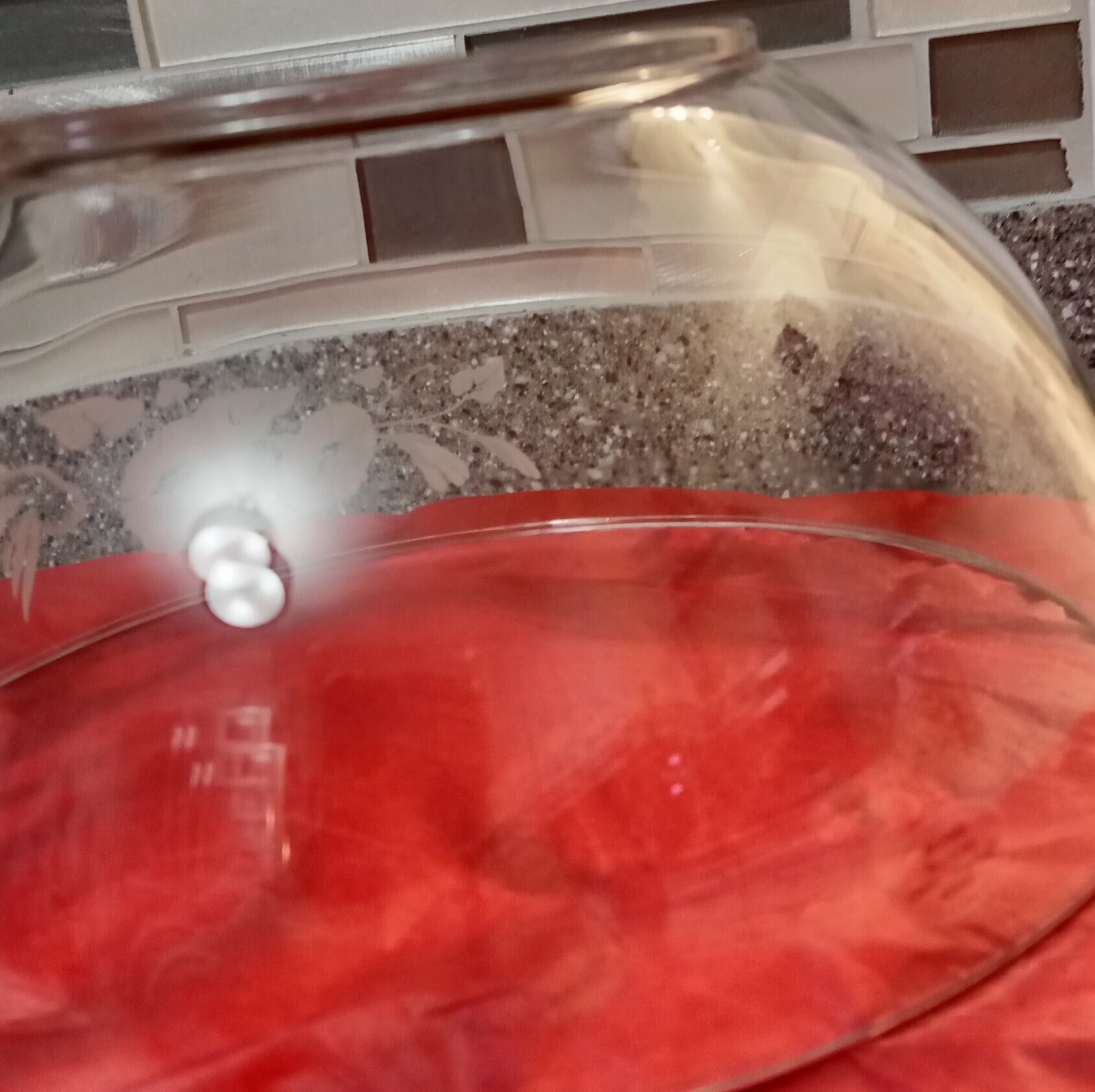 Avon Hummingbird 8 Serve Bowl in Blown Crystal - Etsy