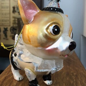 Chihuahua Dog Hand Painted Glass Ornament by Robert Stanley, Hobby Lobby - Etsy