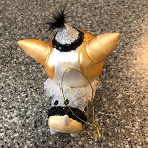 Chihuahua Dog Hand Painted Glass Ornament by Robert Stanley, Hobby Lobby - Etsy