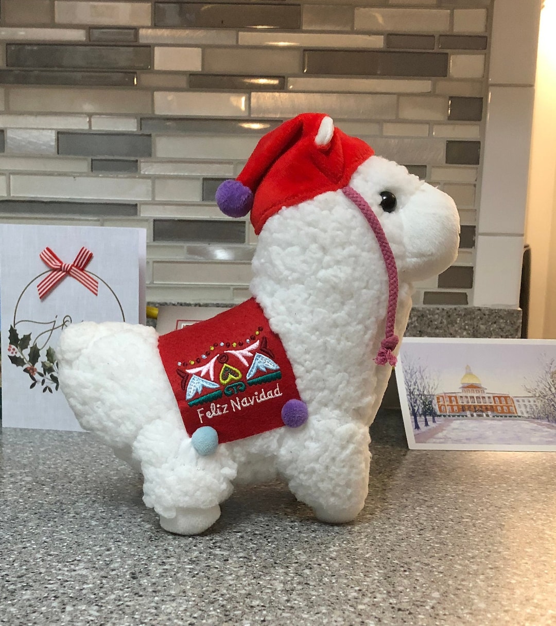Hallmark Collectible Christmas Llama Plush Toy Feliz Navidad - Etsy