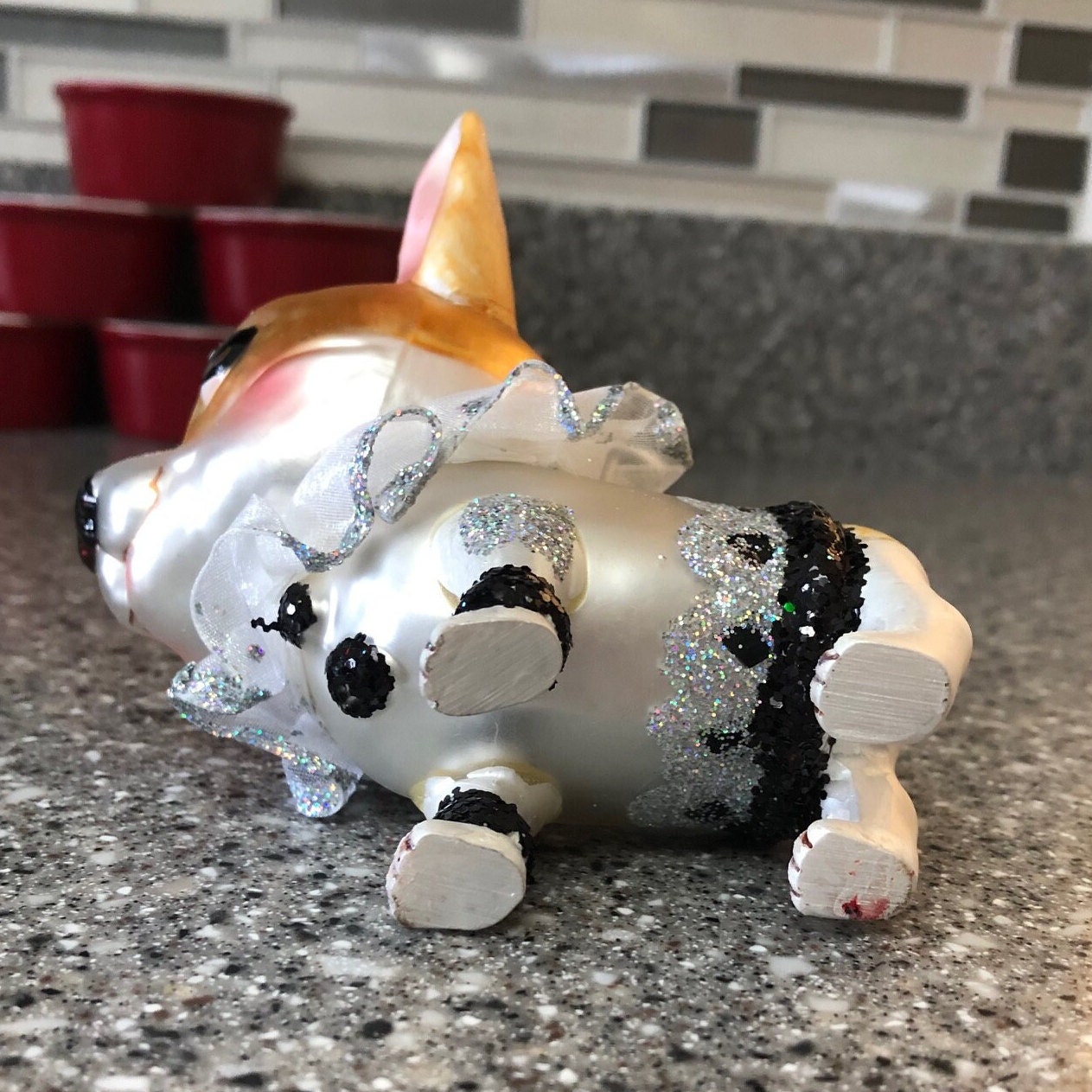 Chihuahua Dog Hand Painted Glass Ornament by Robert Stanley, Hobby Lobby - Etsy