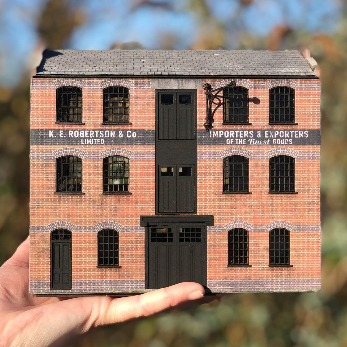 KX090-OO Robertson's Bonded Warehouse Building Kit for OO Gauge Model ...