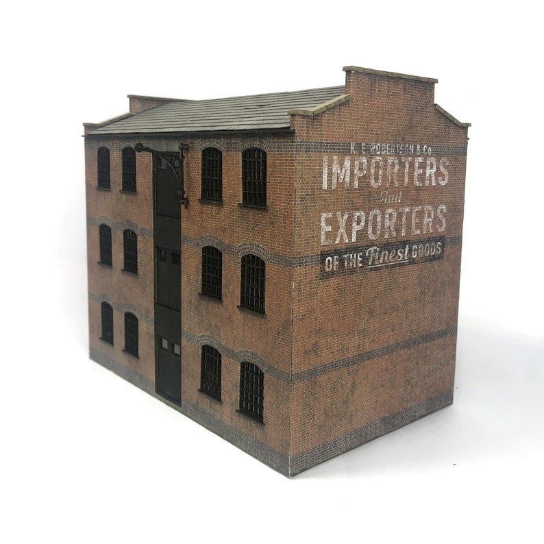 KX090-OO Robertson's Bonded Warehouse Building Kit for OO Gauge Model ...