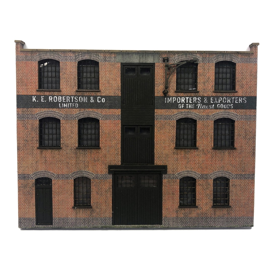KX091-OO Ultra-low Relief Bonded Warehouse Building Kit for OO Gauge ...