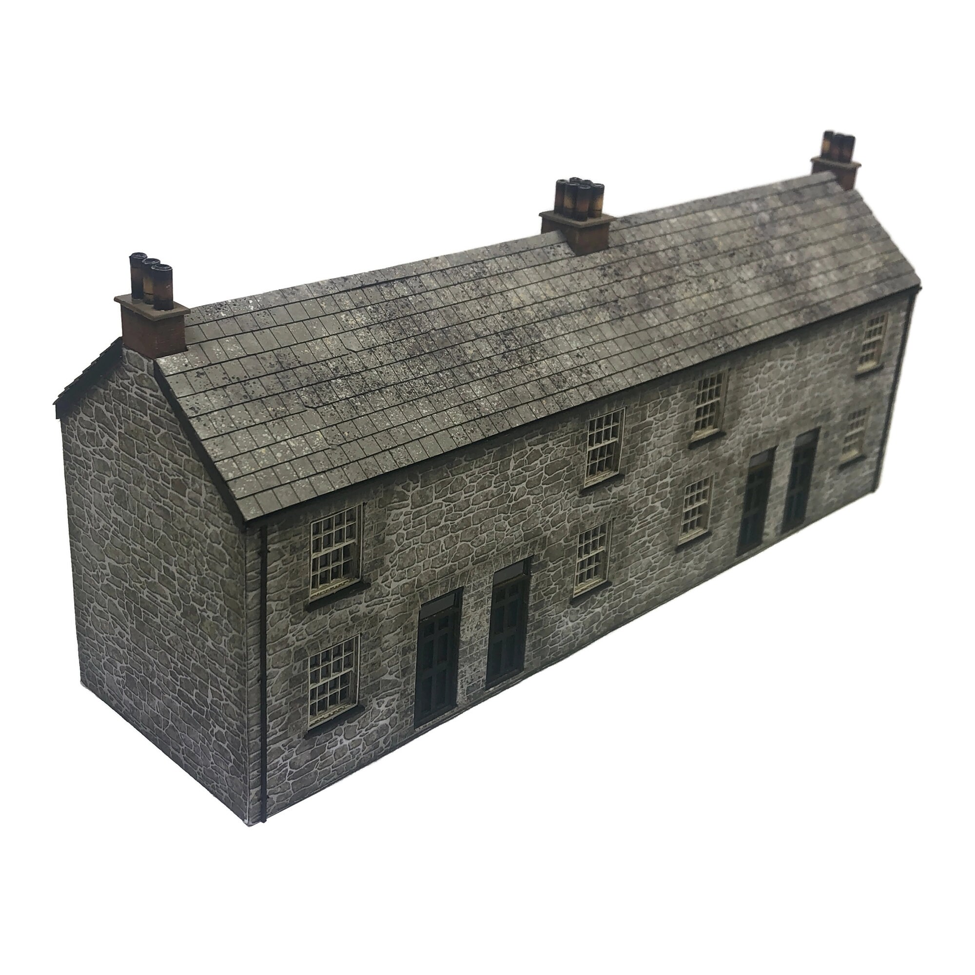 KX080-OO Terraced Cottages/houses for OO Gauge Model Railway & 1:76 ...