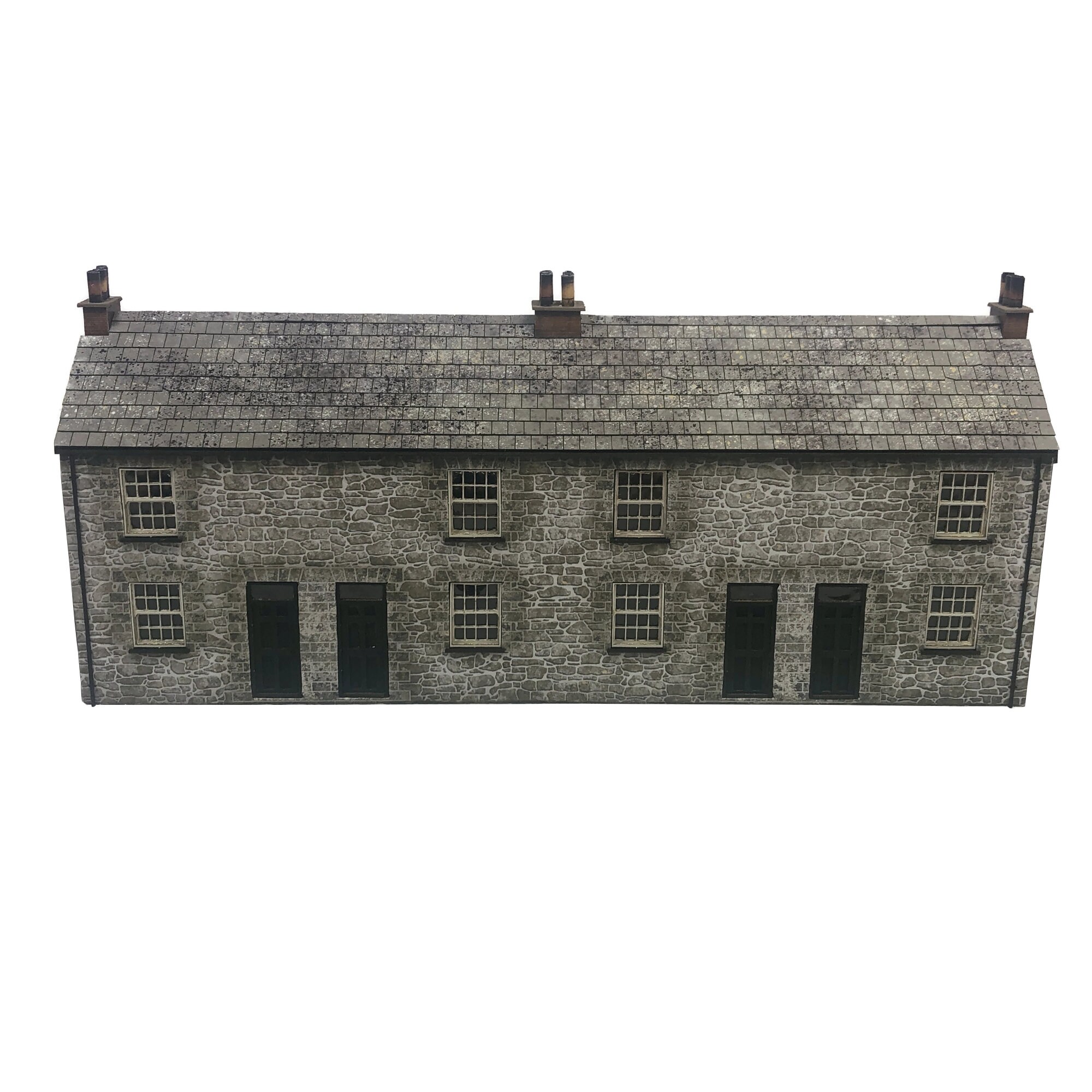 KX080-OO Terraced Cottages/houses for OO Gauge Model Railway & 1:76 ...