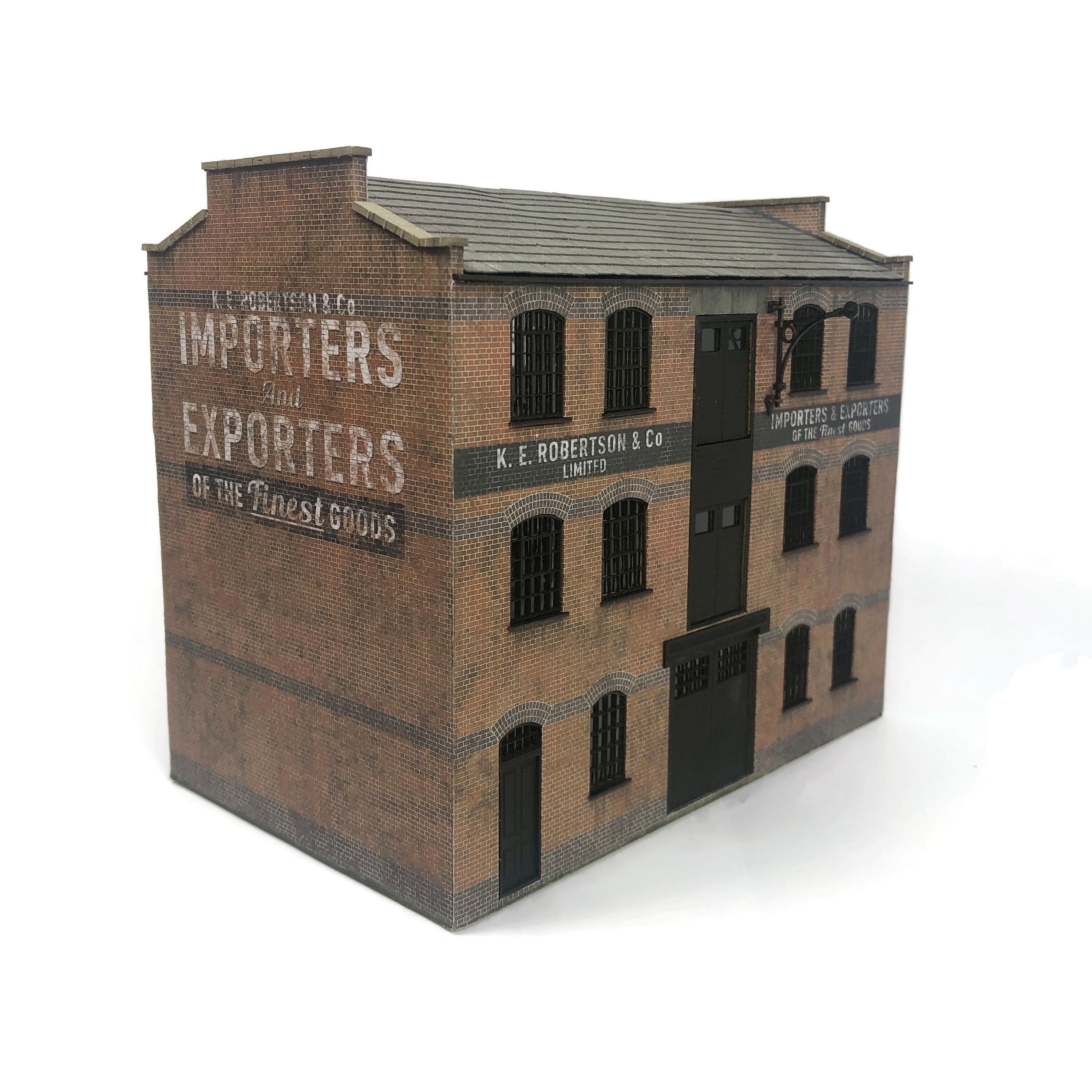 KX090-OO Robertson's Bonded Warehouse Building Kit for OO Gauge Model ...