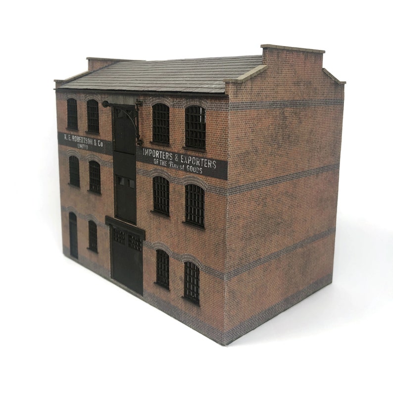 KX090-OO Robertson's Bonded Warehouse Building Kit for OO Gauge Model ...