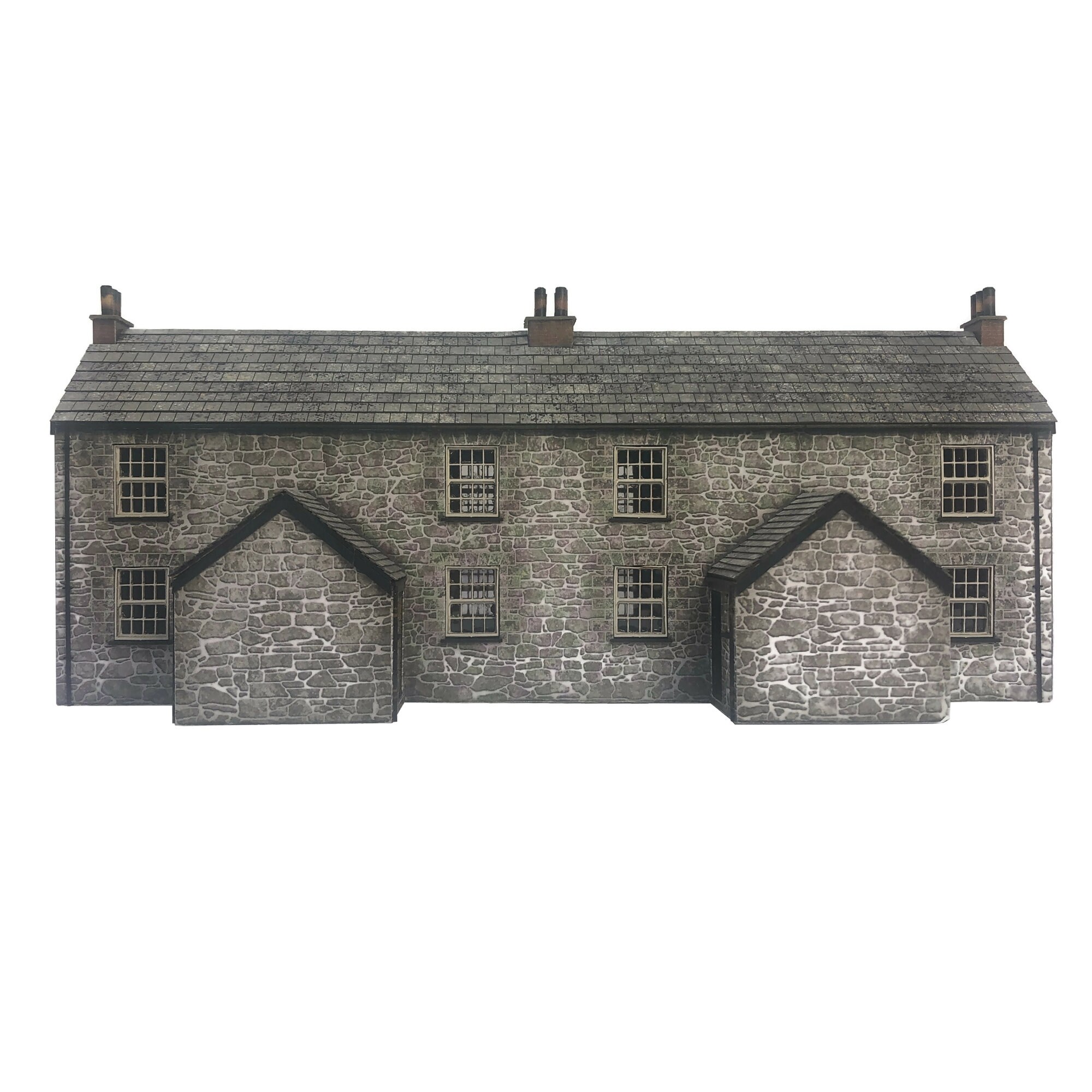 KX080-OO Terraced Cottages/houses for OO Gauge Model Railway & 1:76 ...